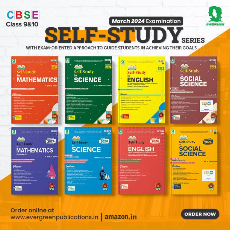 Self-Study Books for CBSE Exams March 2024 – Evergreen Publications ...