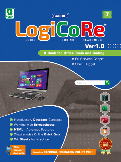 CANDID LOGICORE VER 1.0 CLASS-7 – Evergreen Publications India Ltd