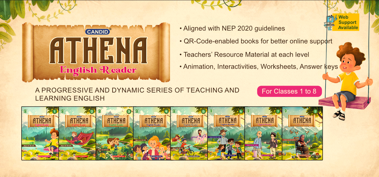 ABOUT CANDID ATHENA ENGLISH READER – Evergreen Publications India Ltd